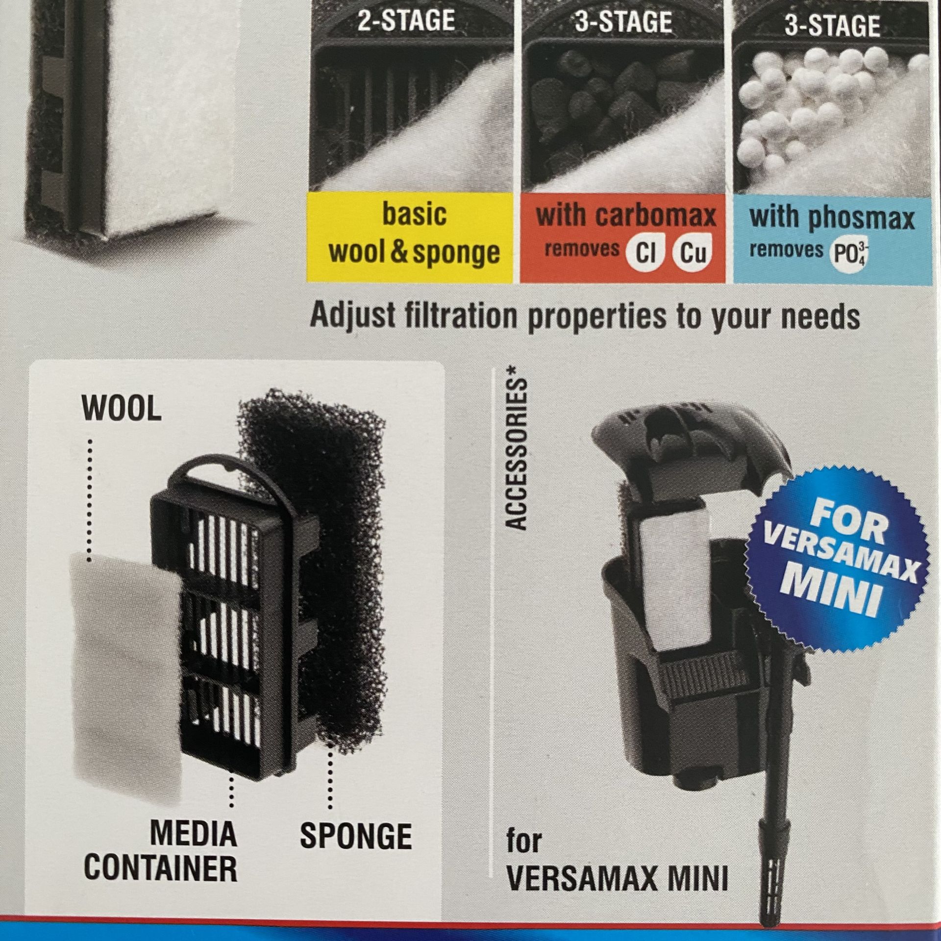 Aquael Filtermedium FZN-mini Standard 3Stk. für Versamax Mini | SW11547